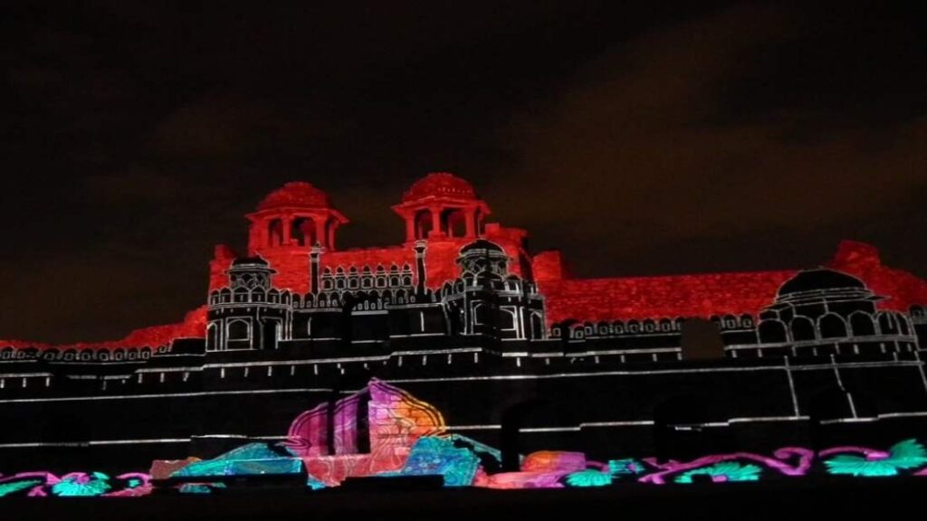 Delhi: Red Fort Light & Sound Show Tour by Car – Hello India Trip